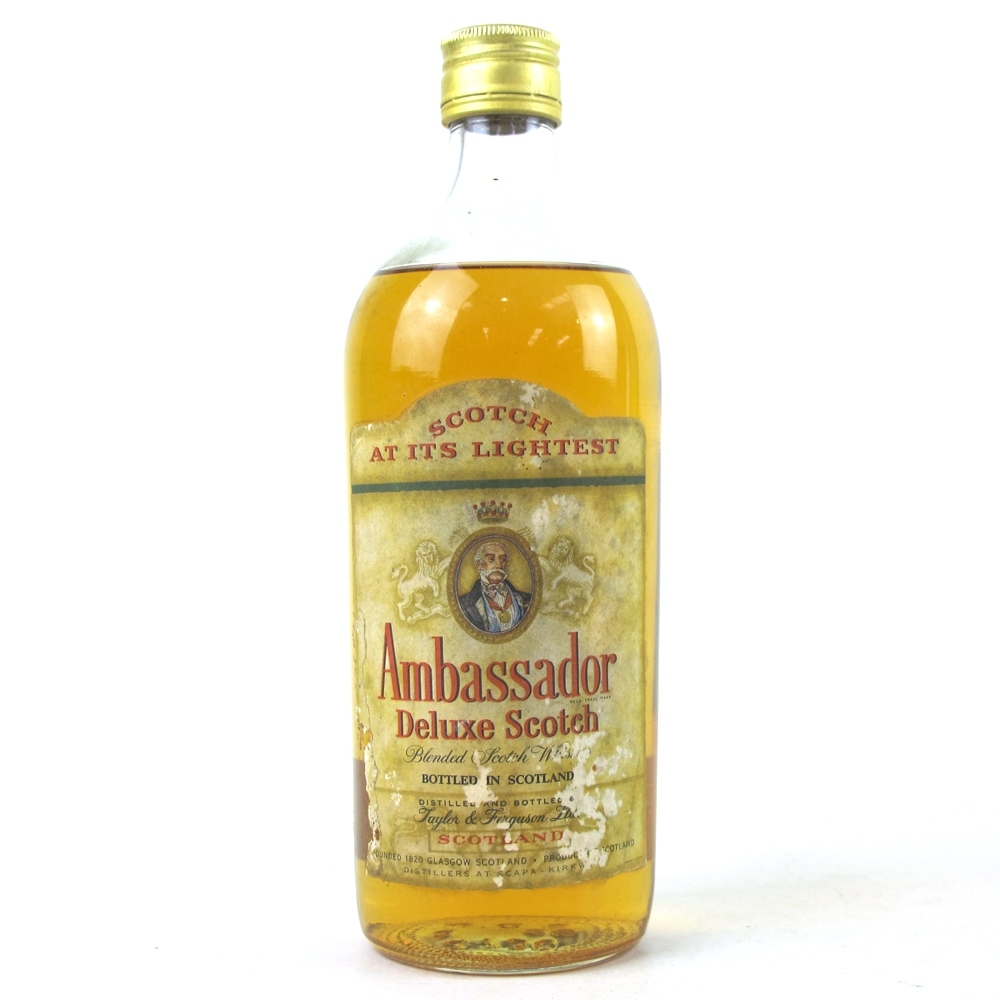 Ambassador De Luxe Scotch Whisky Circa 1960s | Whisky Auctioneer