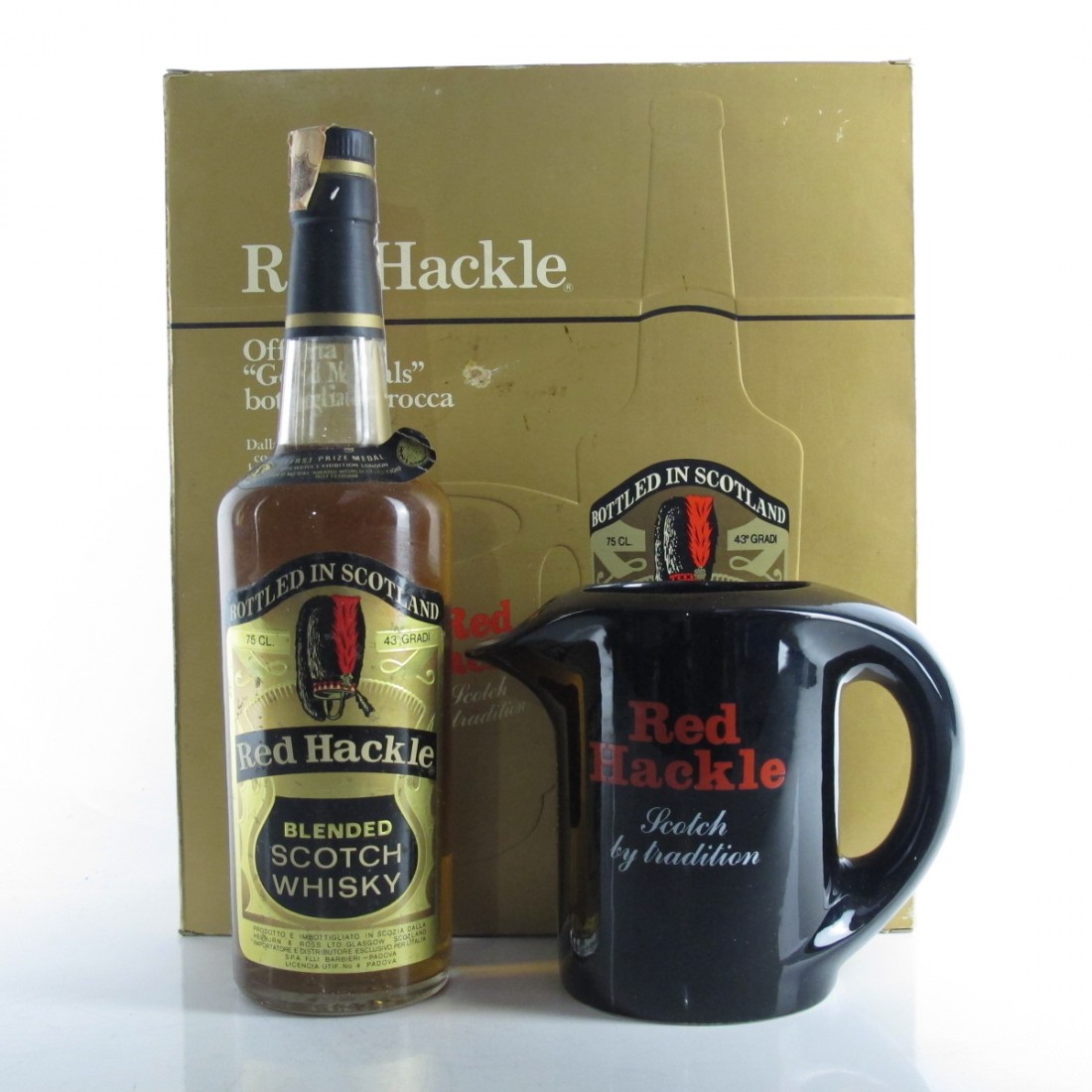 Red Hackle Scotch Whisky Circa 1970s / with Water Jug | Whisky Auctioneer