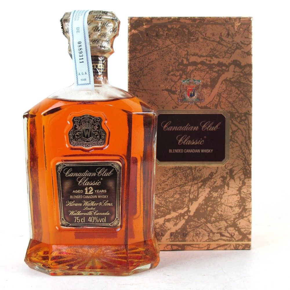 Canadian Club Classic 12 Year Old 1980s | Whisky Auctioneer