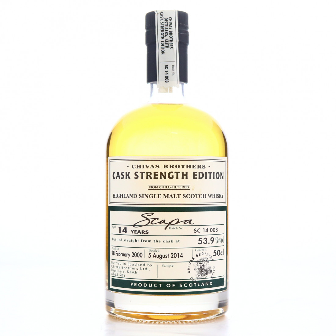 Scapa 2000 Cask Strength 14 Year Old Batch #008 | Whisky Auctioneer