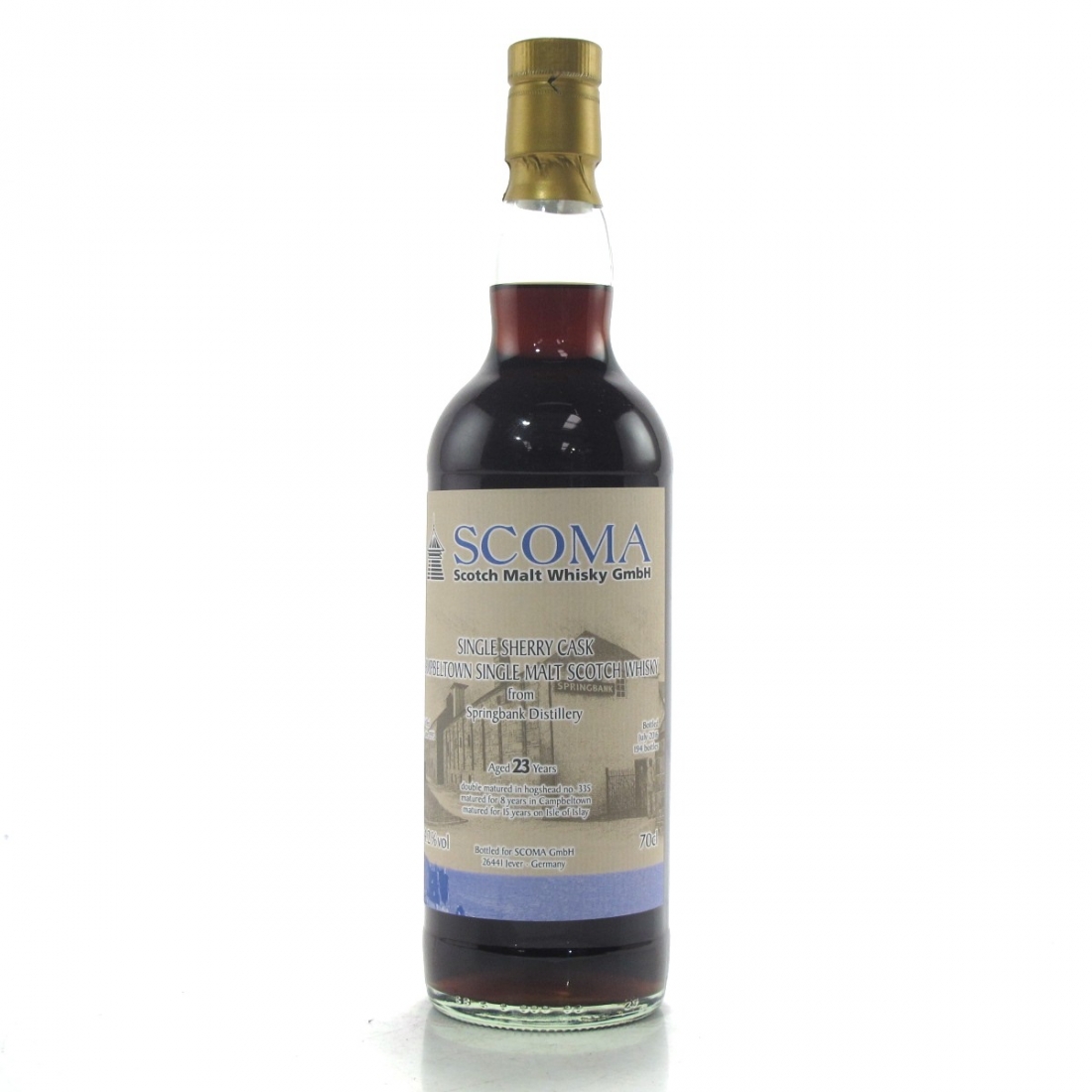 Springbank 1993 Single Cask 23 Year Old / SCOMA GmbH | Whisky Auctioneer