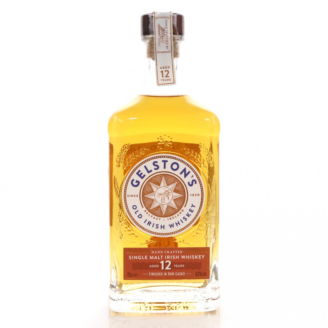Gelston's 12 Year Old Irish Single Malt / Rum Cask Finish | Whisky ...