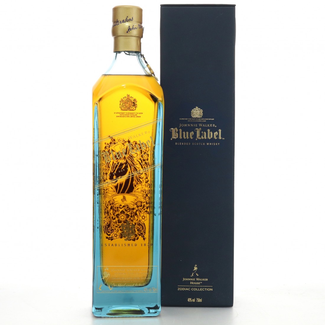 Johnnie Walker Blue Label Zodiac Series / Horse Edition | Whisky Auctioneer