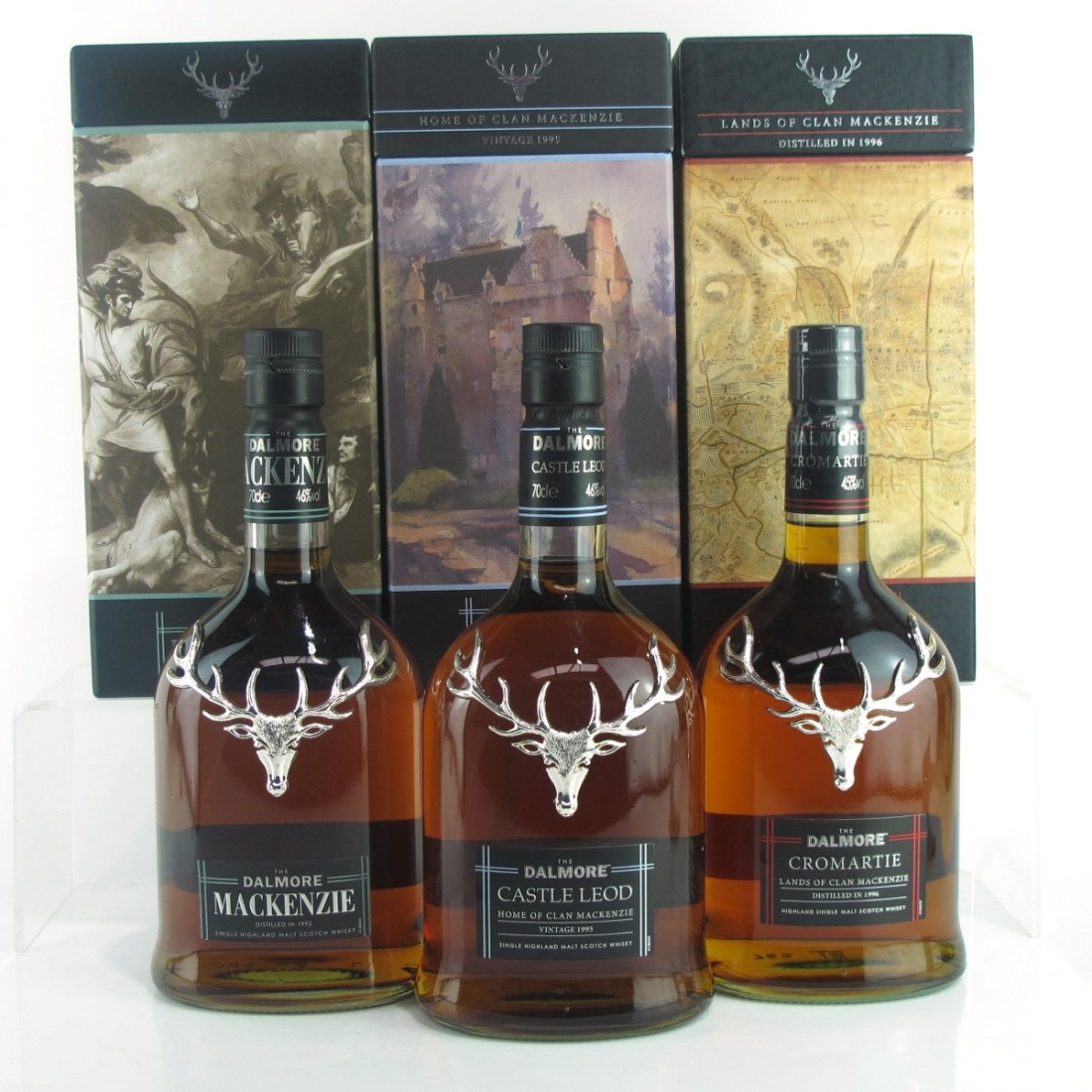 Dalmore Clan Mackenzie Series 3 x 70cl / Mackenzie, Castle Leod ...