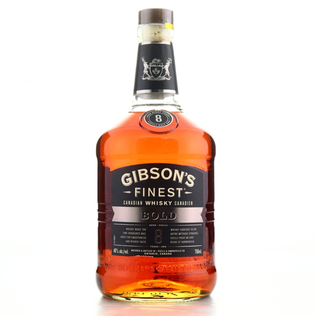 Gibson's Finest Bold Canadian Whisky 8 Year Old | Whisky Auctioneer