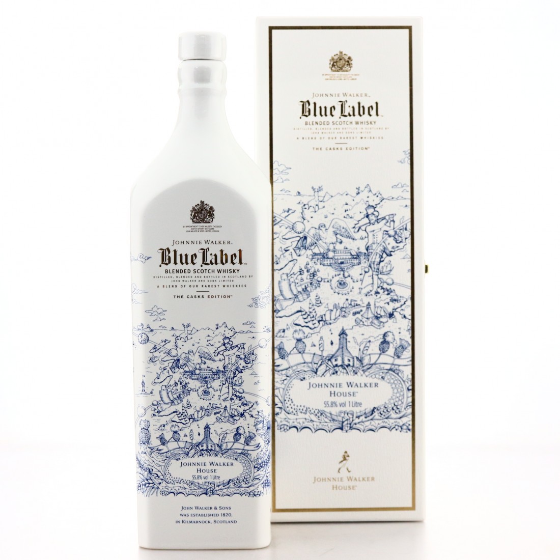 Johnnie Walker Blue Label Casks Edition 1 Litre / Johnnie Walker House ...