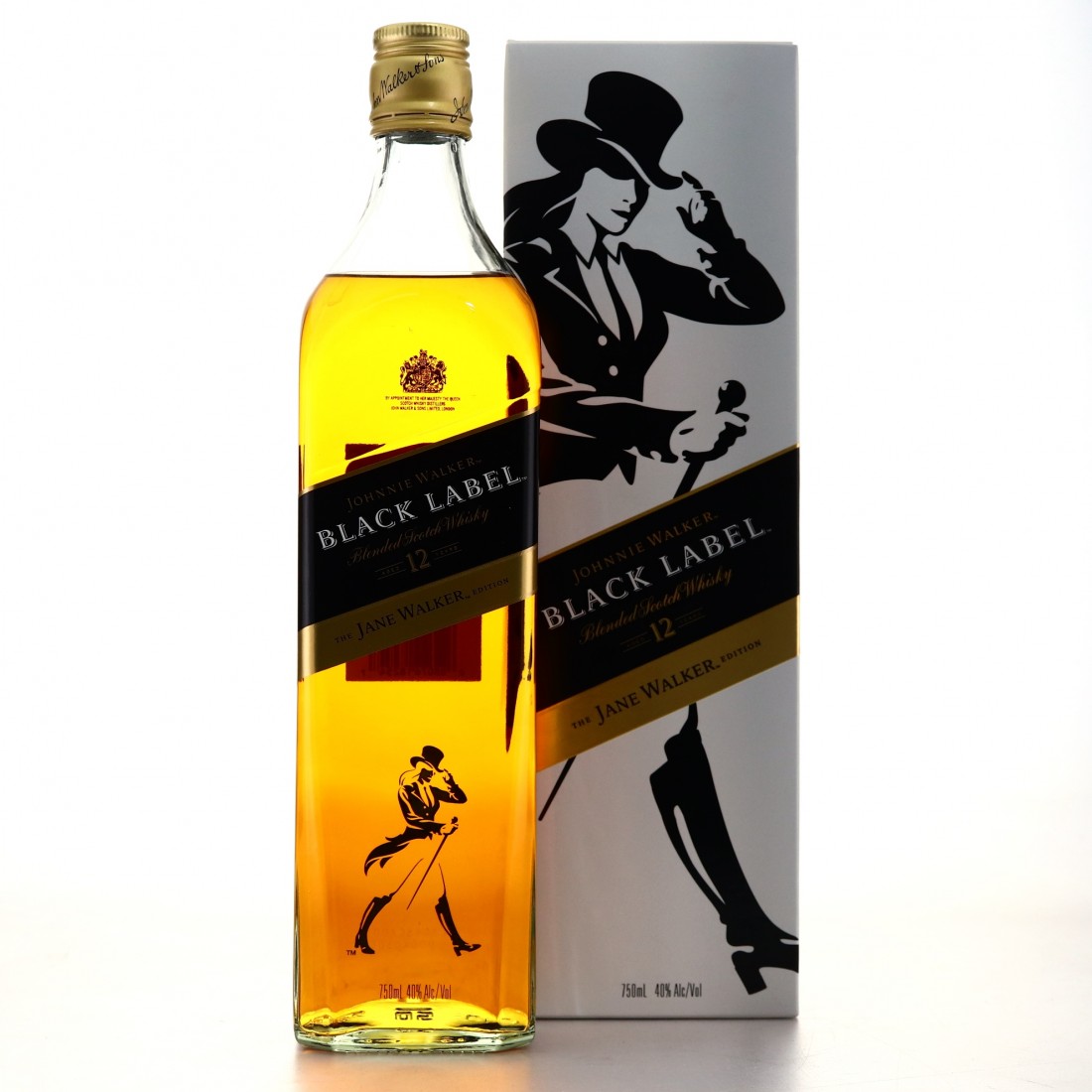 Johnnie Walker Black Label 12 Year Old Jane Walker 75cl / US Import ...
