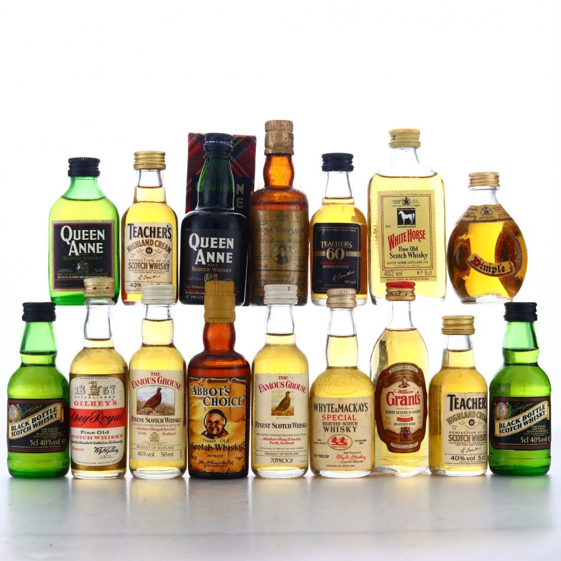 Scotch Whisky Miniatures x 16 | Whisky Auctioneer