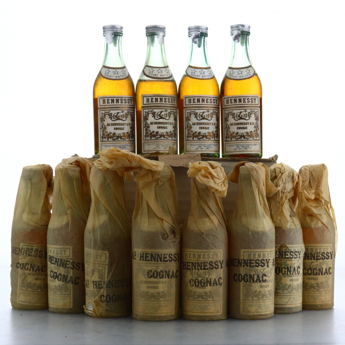 Hennessy 3 Star Cognac 1960s Miniatures x 12 | Whisky Auctioneer