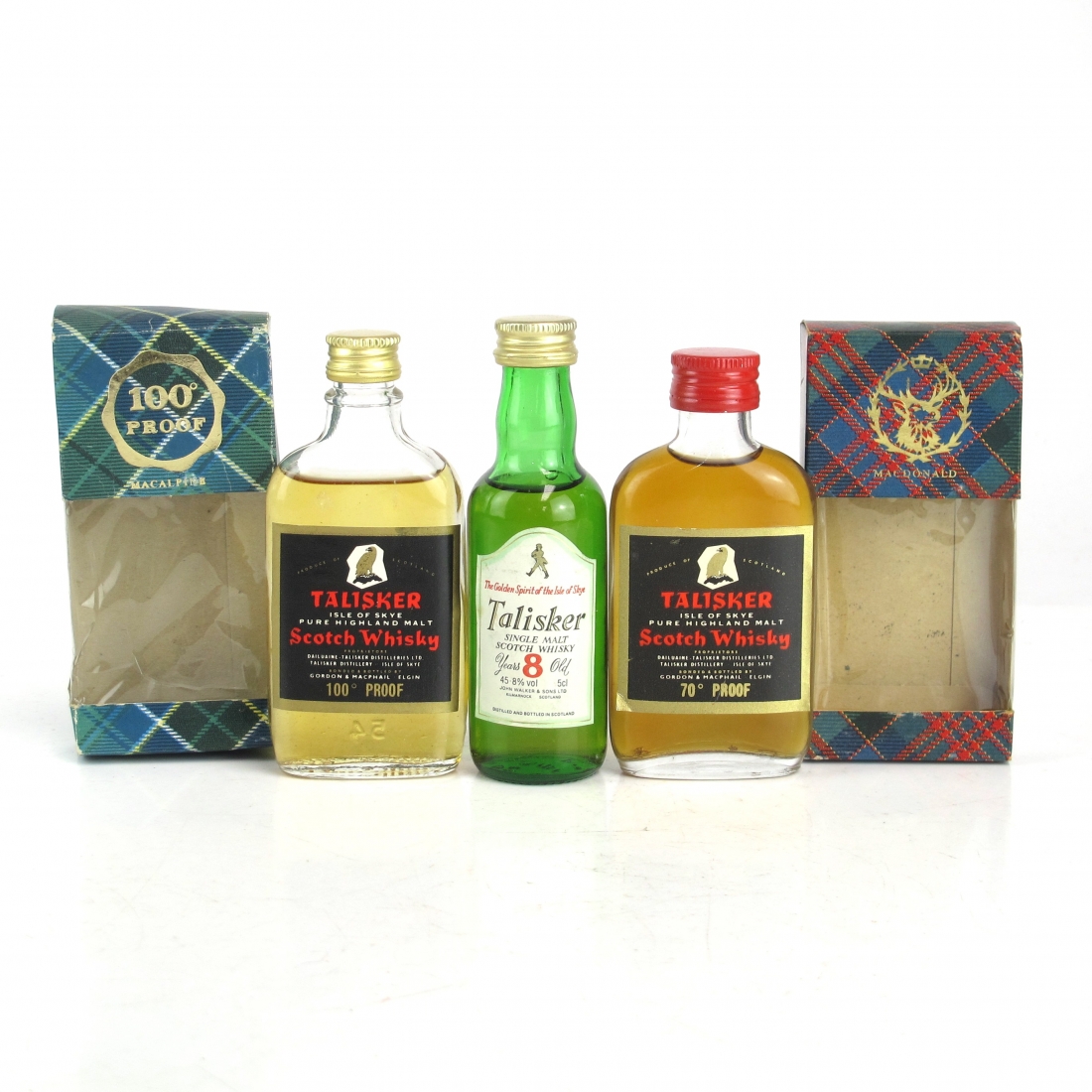 Talisker Miniature Selection x 3 / Including Striding Man | Whisky ...