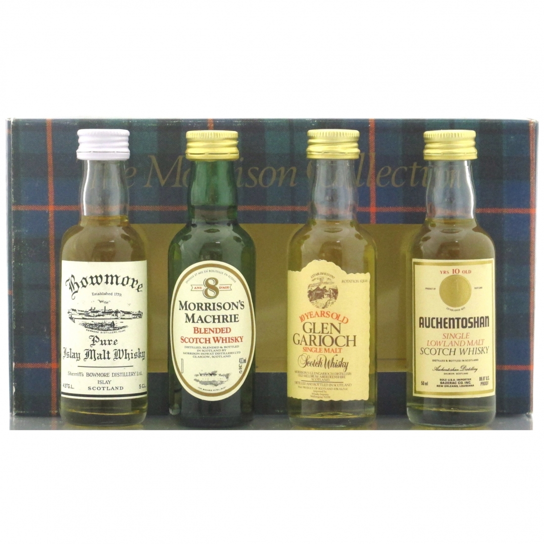 Morrison Miniature Collection 4 x 5cl / Including Sherriff's Bowmore ...