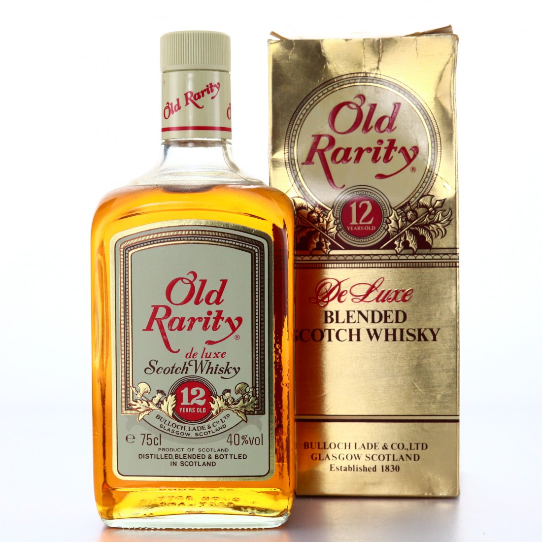 Old Rarity 12 Year Old De Luxe 1980s | Whisky Auctioneer