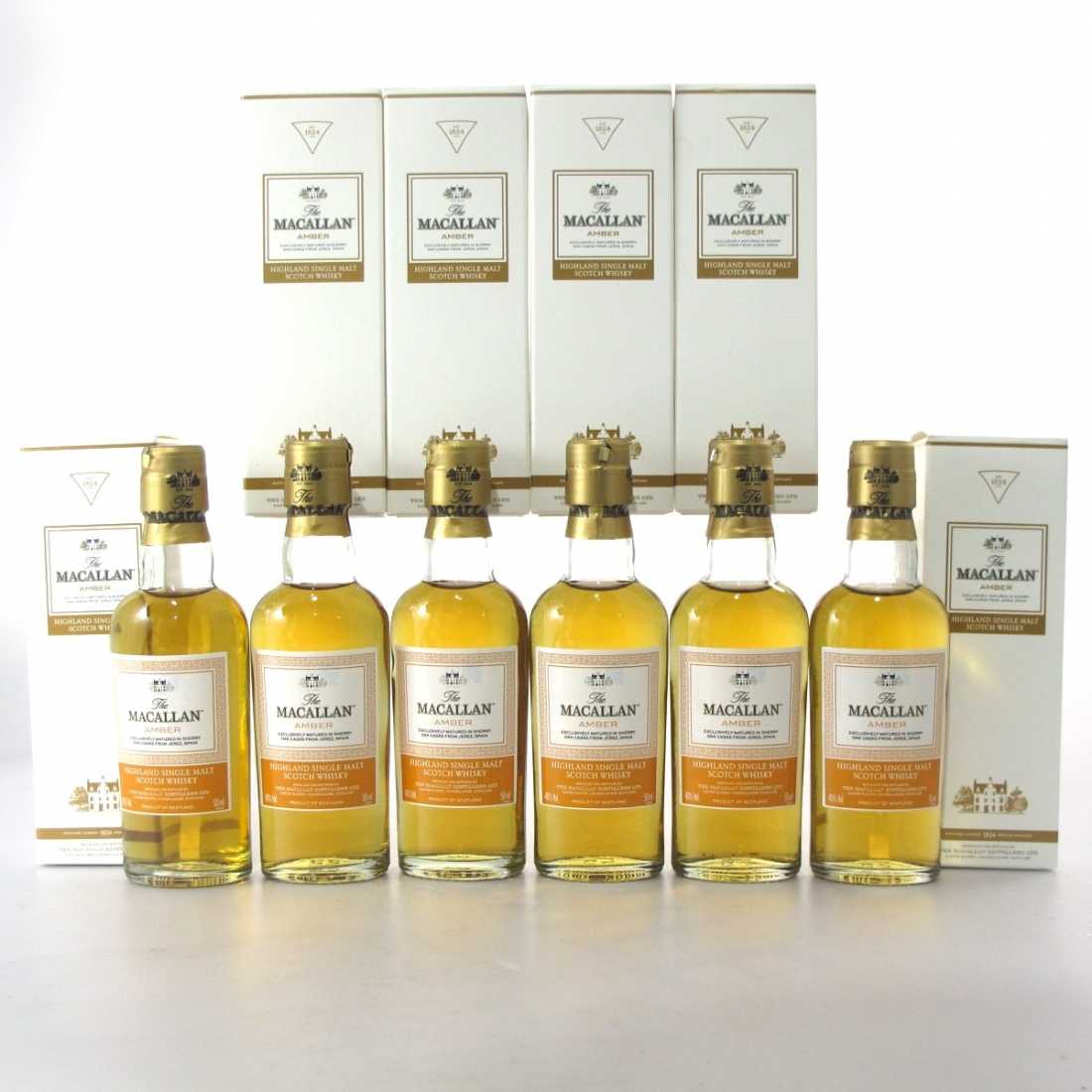 Macallan Amber Miniatures 6 x 5cl | Whisky Auctioneer