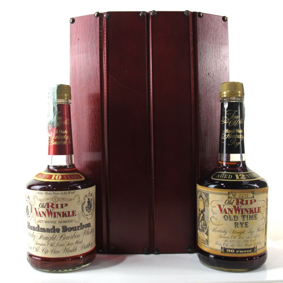 Old Rip Van Winkle 10 & 12 Year Old 'Old Time Rye' 2 x 70cl | Whisky ...