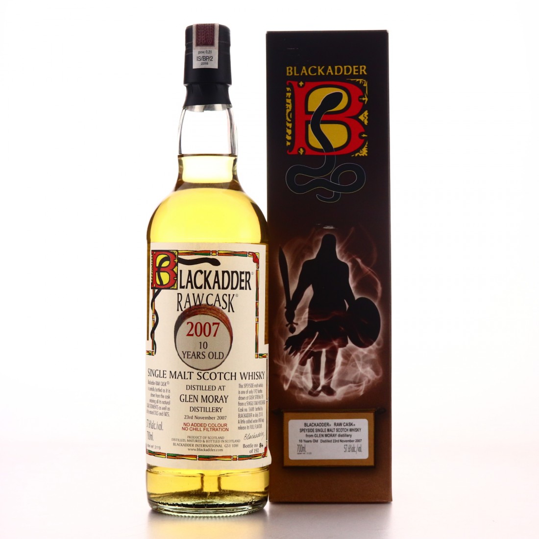 Glen Moray 2007 Blackadder 10 Year Old Raw Cask | Whisky Auctioneer