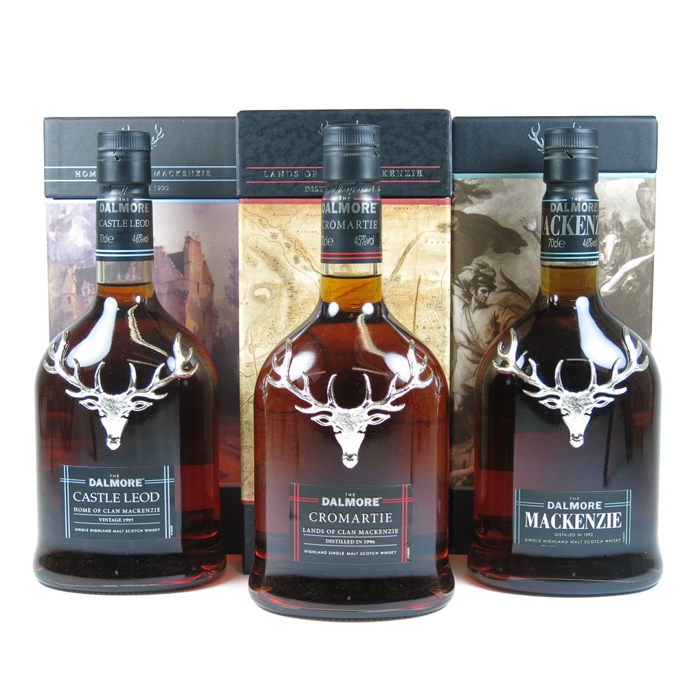 Dalmore Clan Mackenzie Series 3 x 70cl (Mackenzie / Castle Leod ...