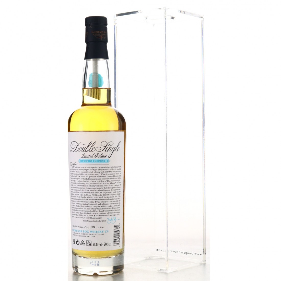 Compass Box Double Single 10th Anniversary | Whisky Auctioneer
