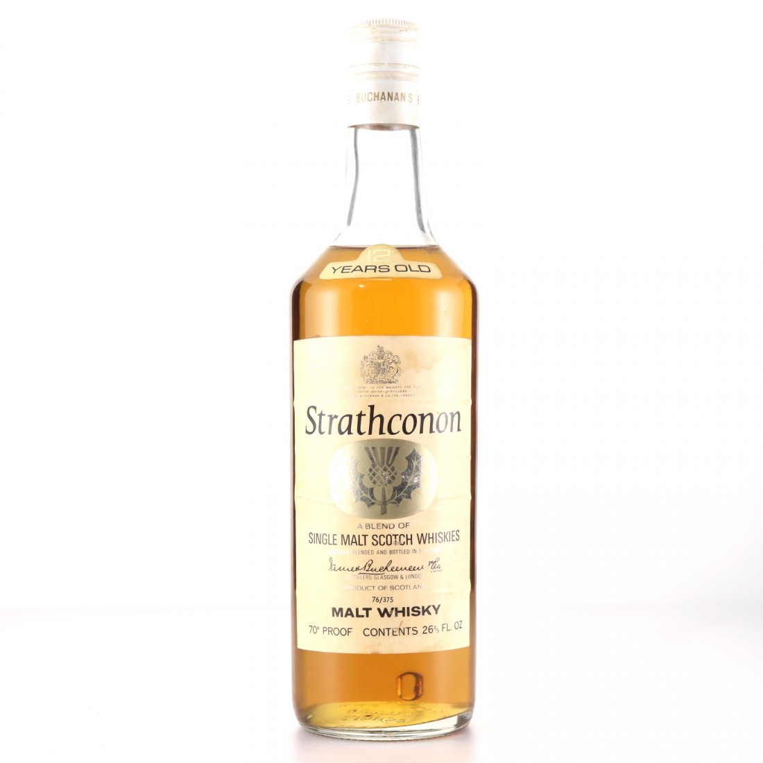 Strathconon 12 Year Old Malt Whisky 1970s | Whisky Auctioneer