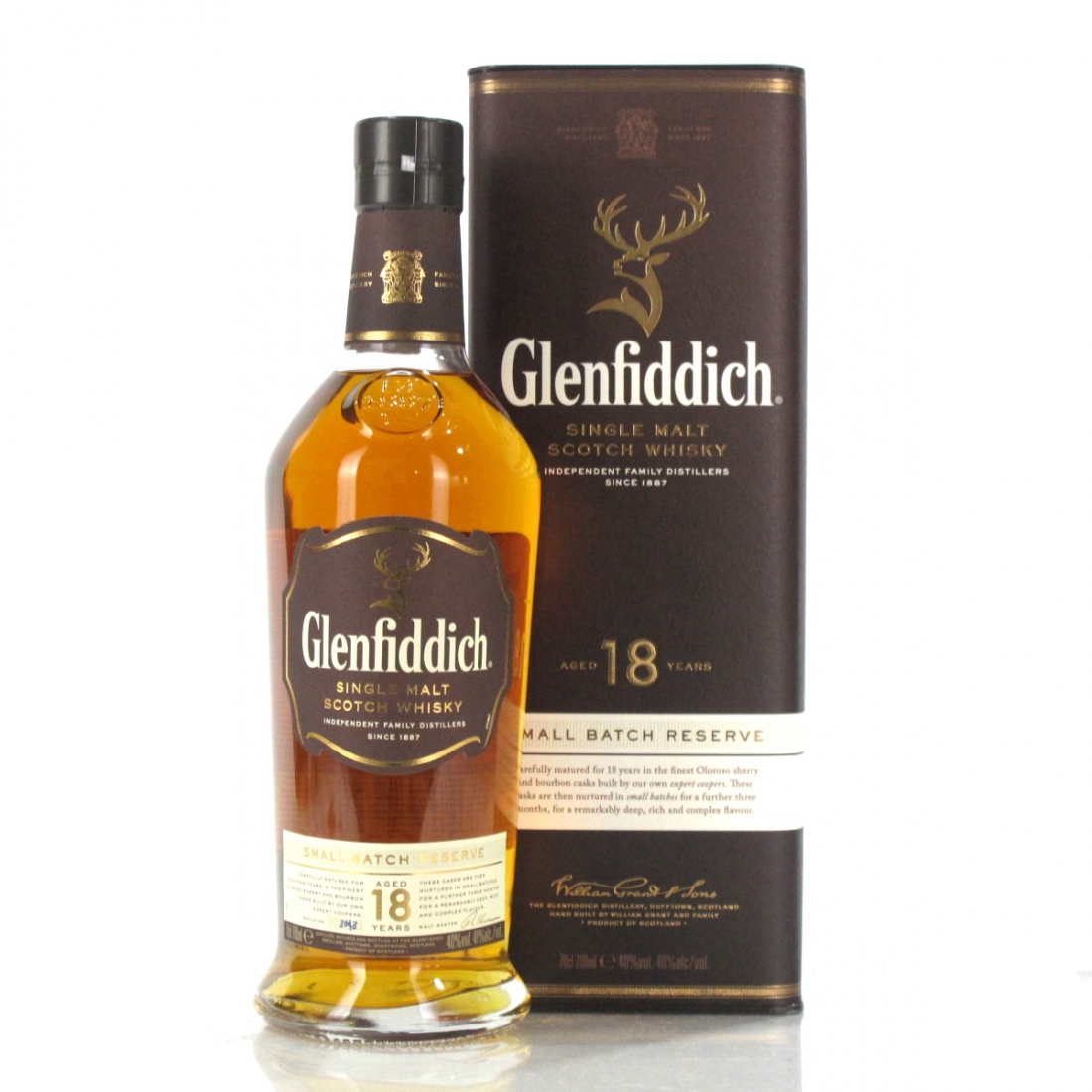 Glenfiddich 18 Year Old Small Batch Reserve / with Messenger Bag ...
