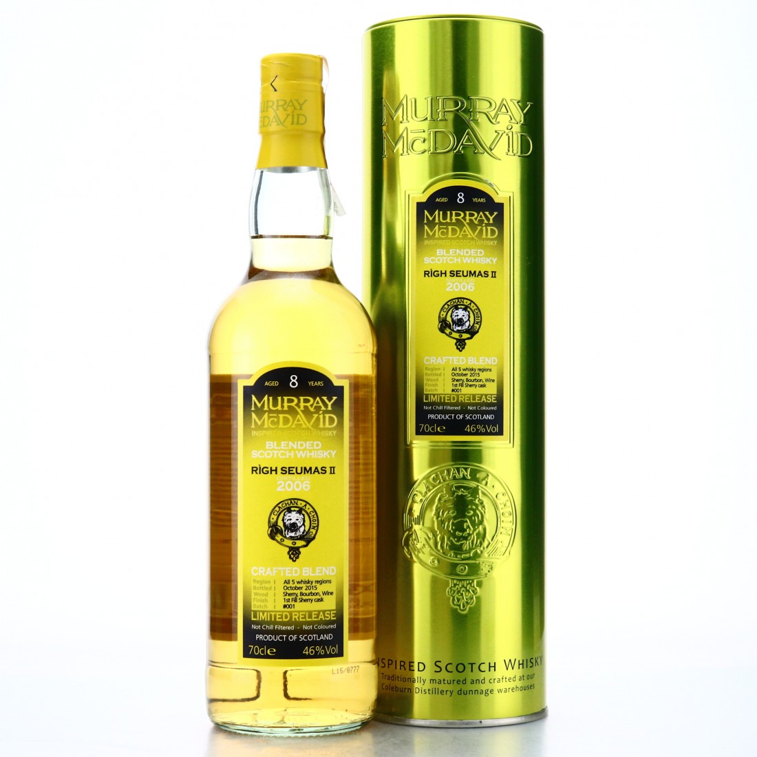 Righ Seumas II 2006 Murray McDavid 8 Year Old Blended Scotch | Whisky ...