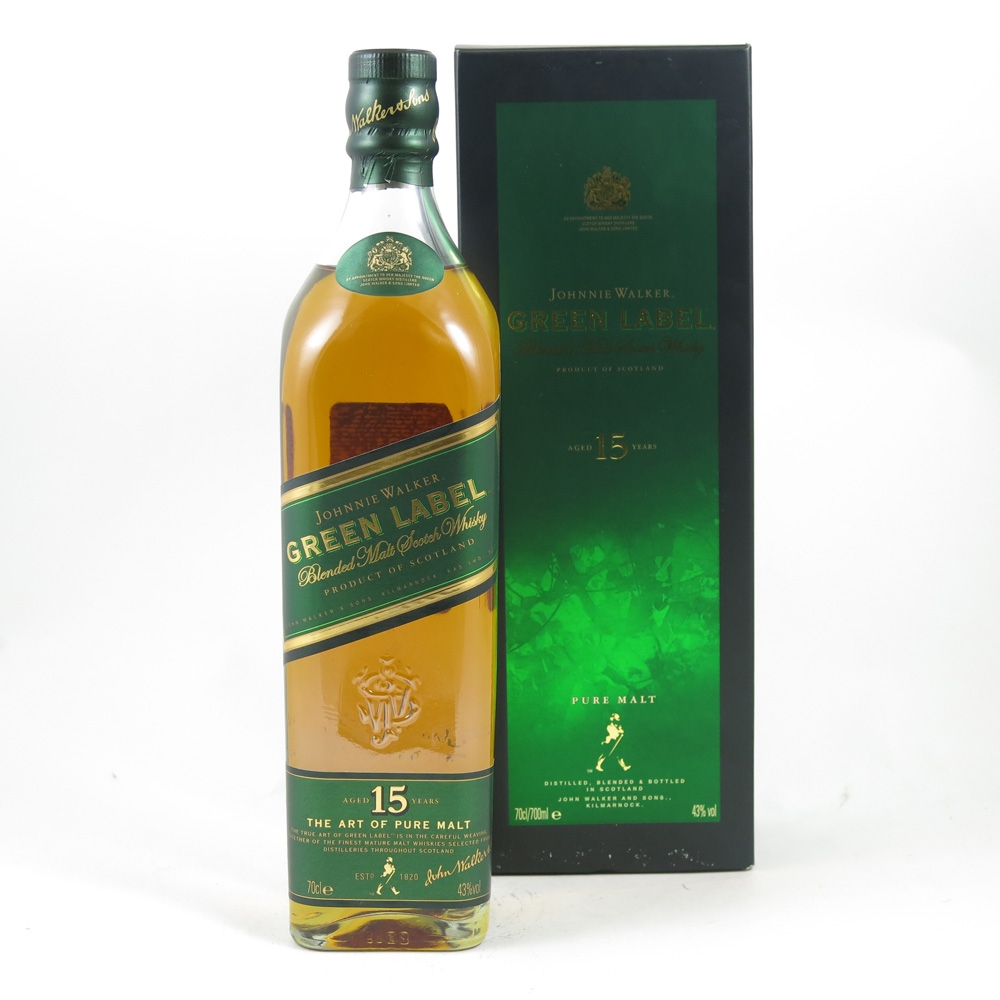Johnnie Walker Green Label 15 Year Old | Whisky Auctioneer