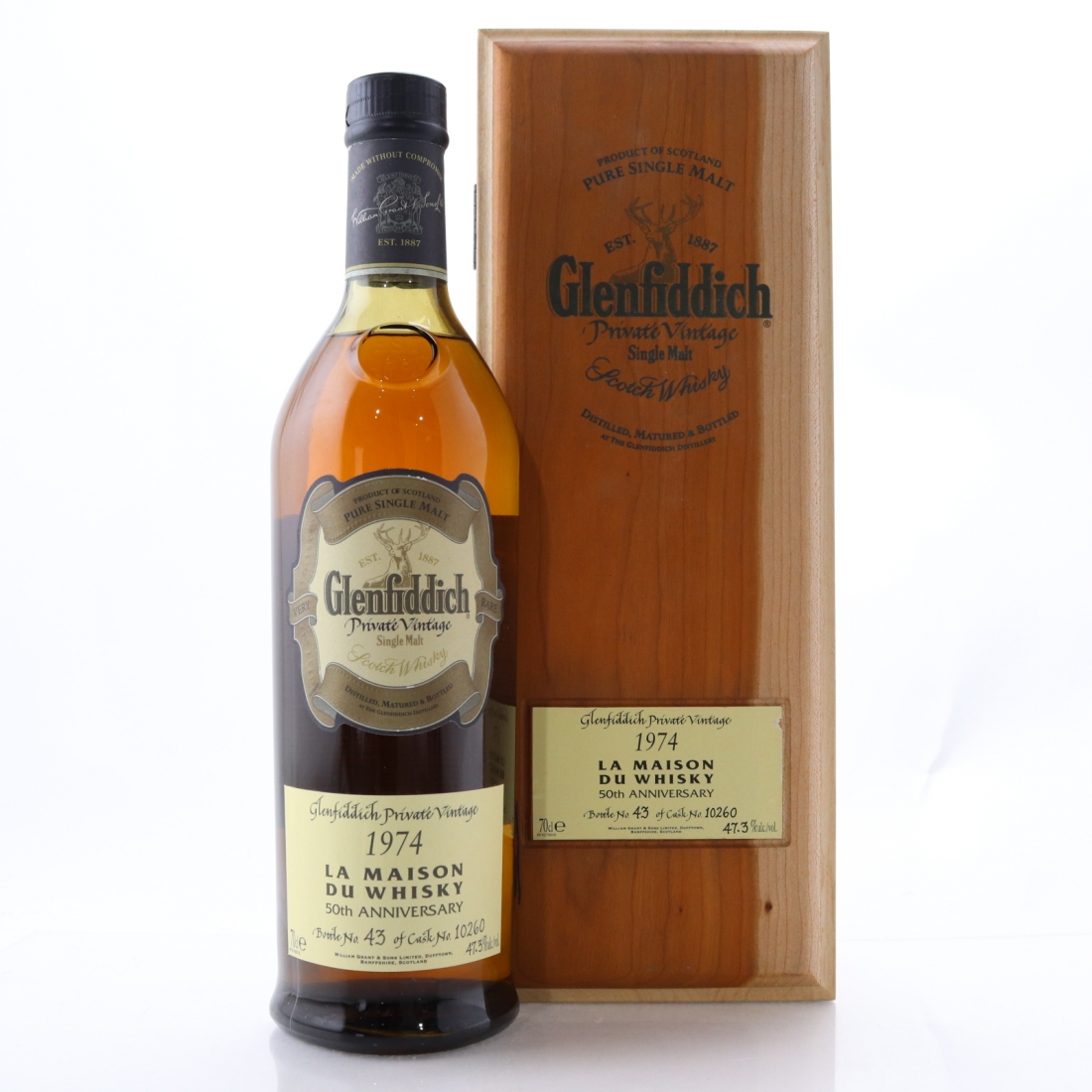 Glenfiddich 1974 Private Vintage #10260   Lmdw 50th Anniversary 