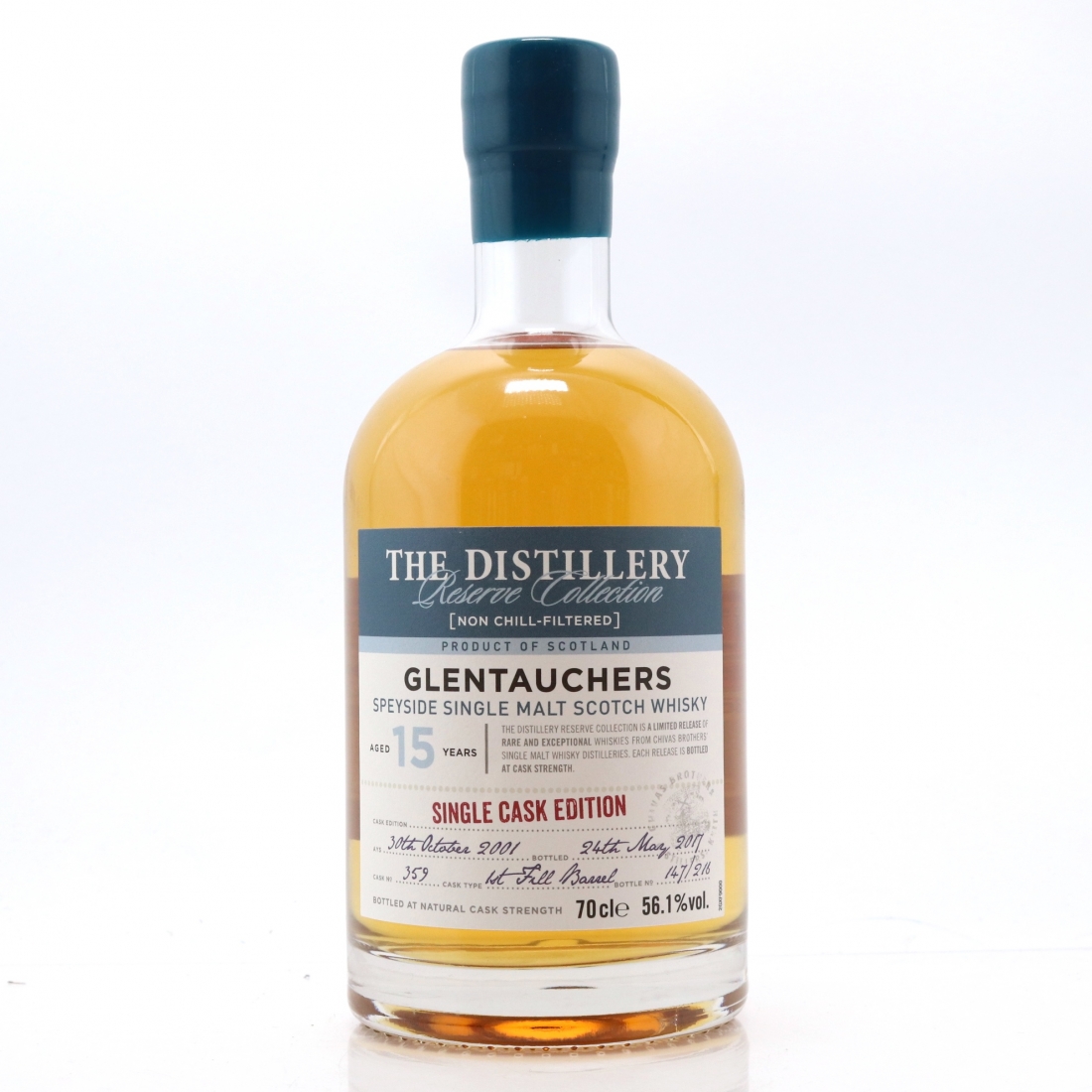Glentauchers 2001 Single Cask 15 Year Old #359 / Distillery exclusive ...