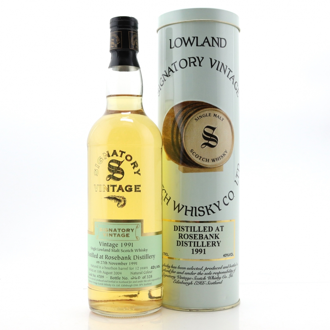 Rosebank 1991 Signatory Vintage 12 Year Old | Whisky Auctioneer Rosebank 1991 Signatory Vintage 12 Year Old | Whisky Auctioneer