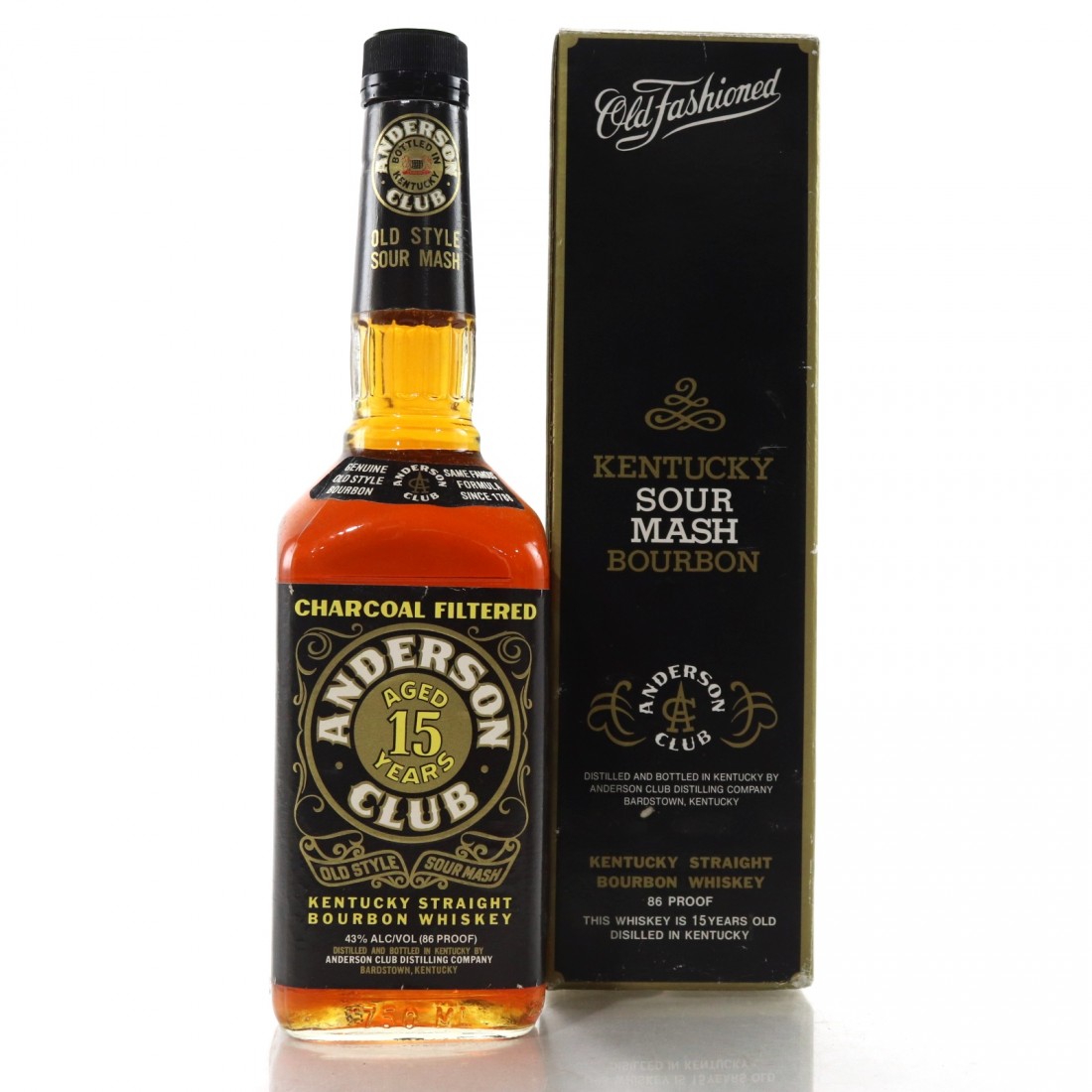 Anderson Club 15 Year Old Kentucky Straight Bourbon 1995 | Whisky ...