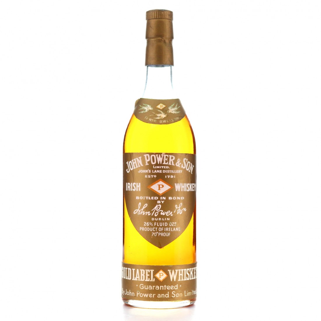 John Power & Sons Gold Label Irish Whiskey circa 1970s | Whisky Auctioneer John Power & Sons Gold Label Irish Whiskey circa 1970s | Whisky Auctioneer