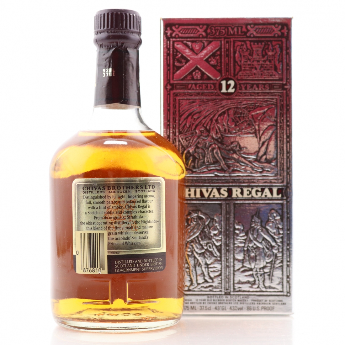 Chivas Regal 12 Year Old 37.5cl 1980s | Whisky Auctioneer