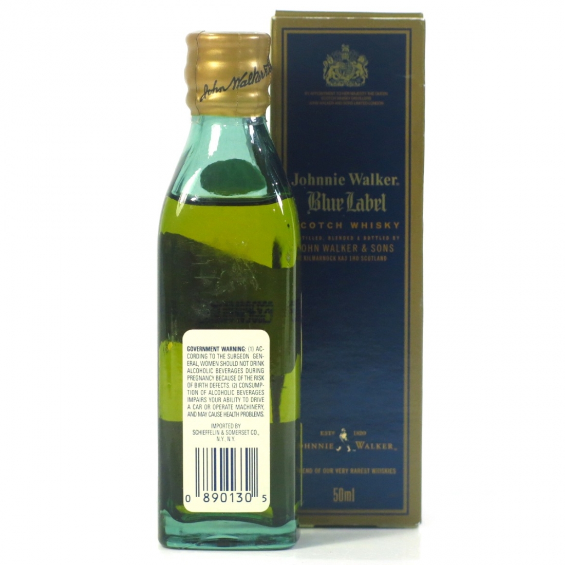 Johnnie Walker Blue Label Miniature 5cl / US Import | Whisky Auctioneer