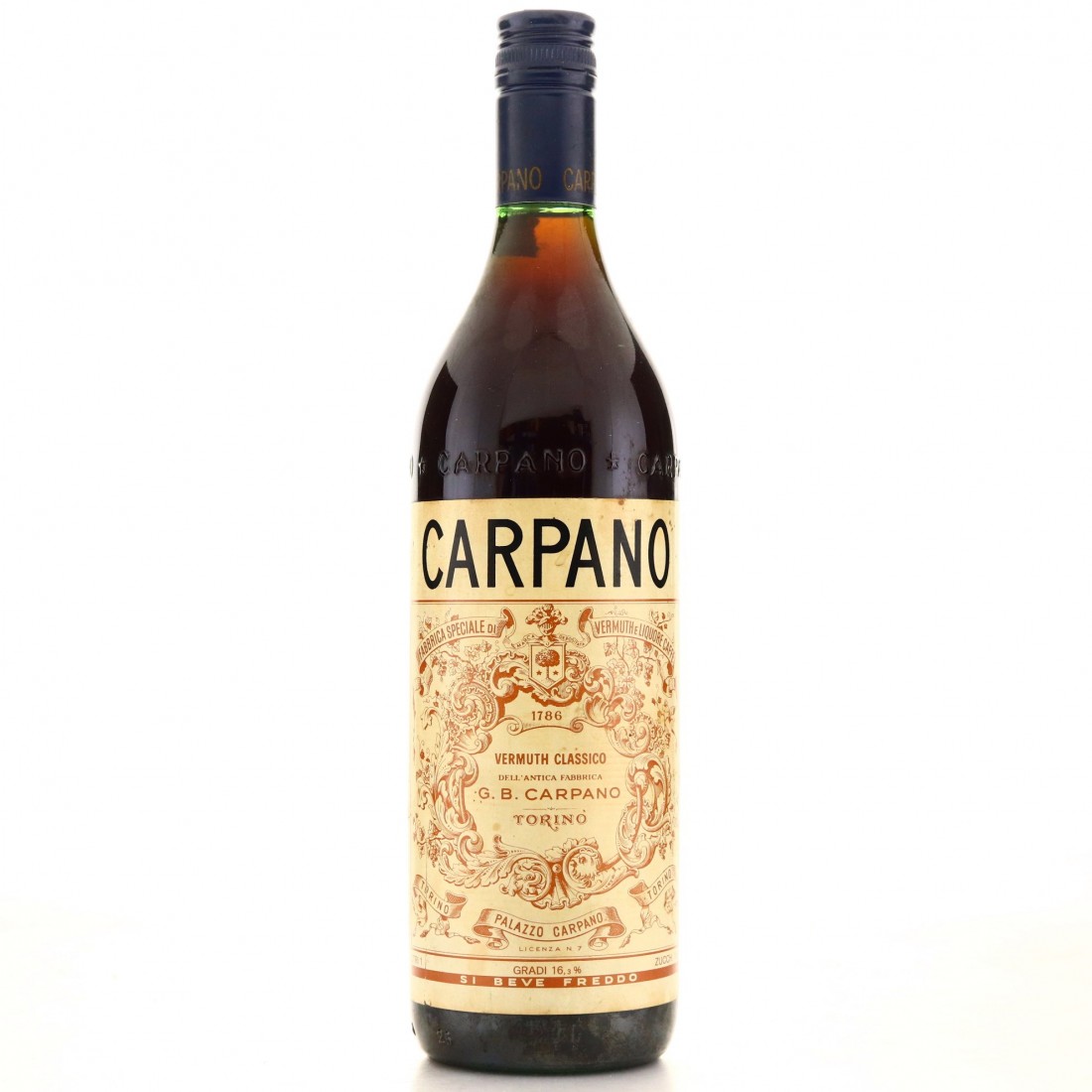 Carpano Sweet Vermouth 1 Lite | Whisky Auctioneer