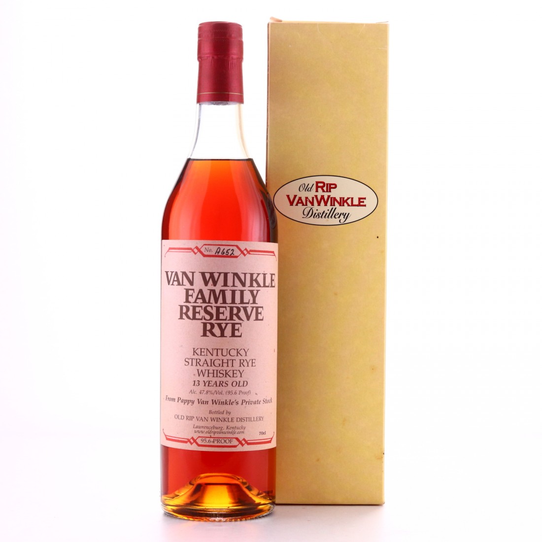 Van Winkle 13 Year Old Family Reserve Rye 1999 | Whisky Auctioneer