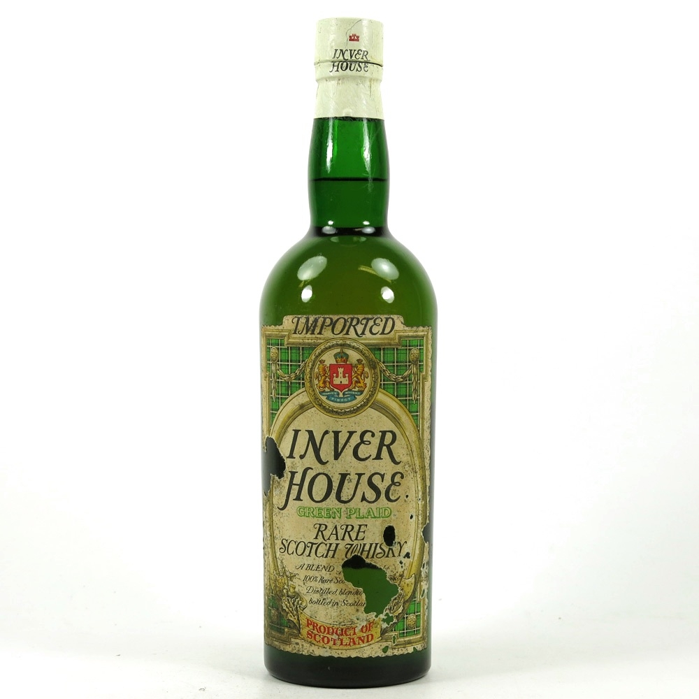 Inver house Green Plaid 1960s | Whisky Auctioneer