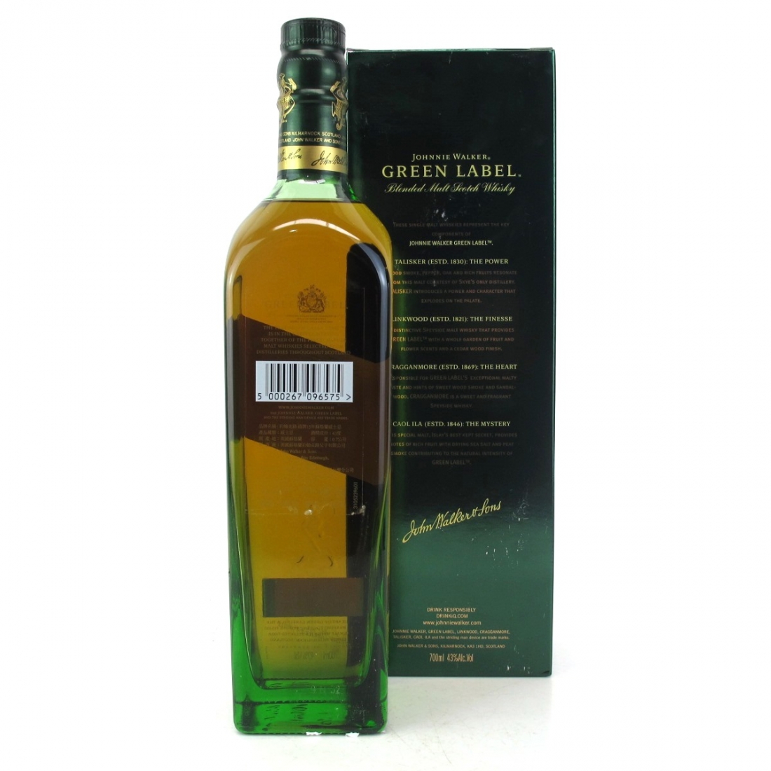 Johnnie Walker Green Label 15 Year Old | Whisky Auctioneer