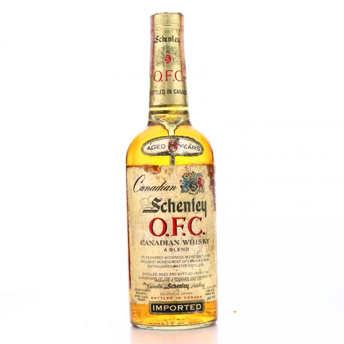 Schenley O.F.C. 1966 Canadian 8 Year Old | Whisky Auctioneer