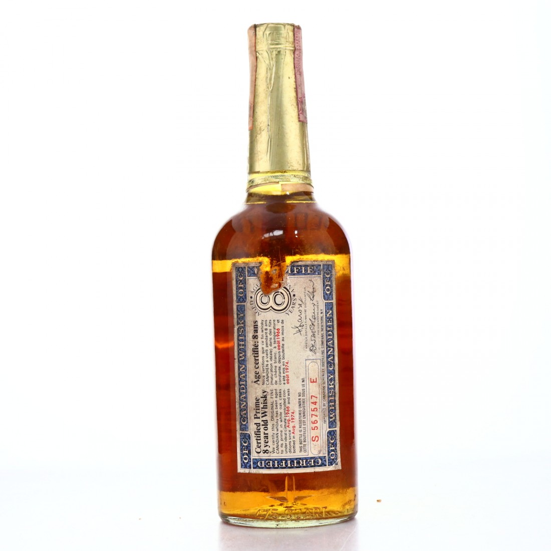 Schenley O.F.C. 1966 Canadian 8 Year Old | Whisky Auctioneer