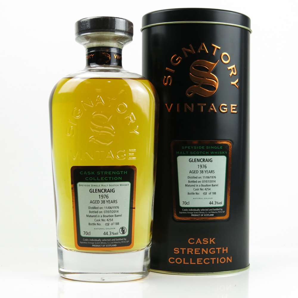 Glencraig / Glenburgie 1976 Signatory Vintage 38 Year Old | Whisky ...
