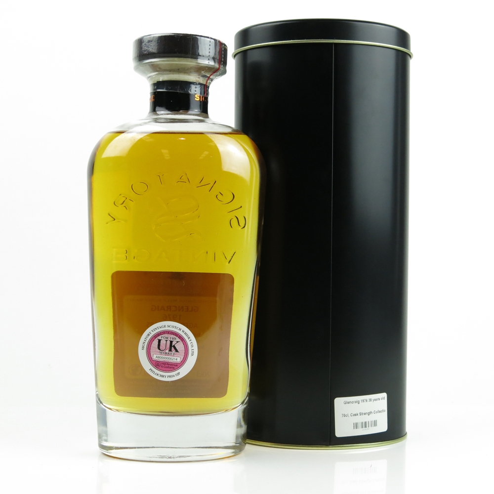 Glencraig / Glenburgie 1976 Signatory Vintage 38 Year Old | Whisky ...