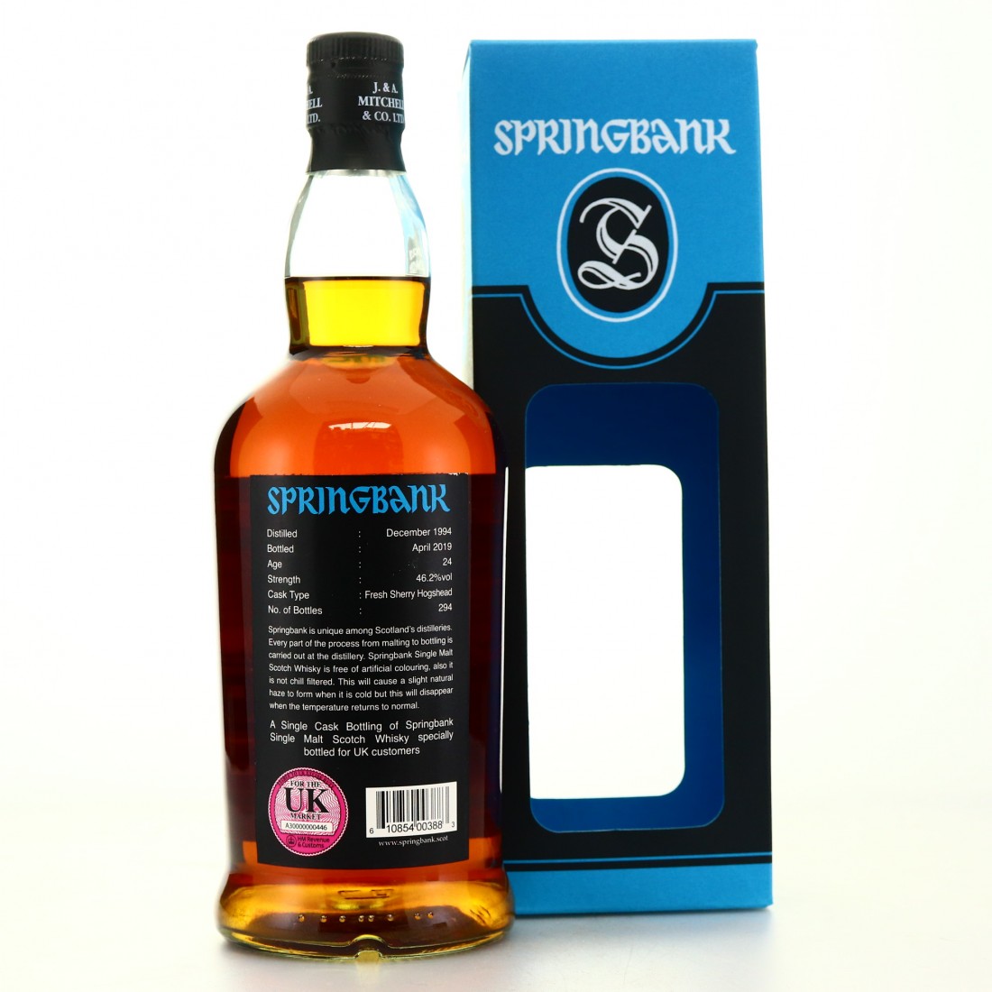 Springbank 1994 Fresh Sherry Hogshead 24 Year Old | Whisky Auctioneer