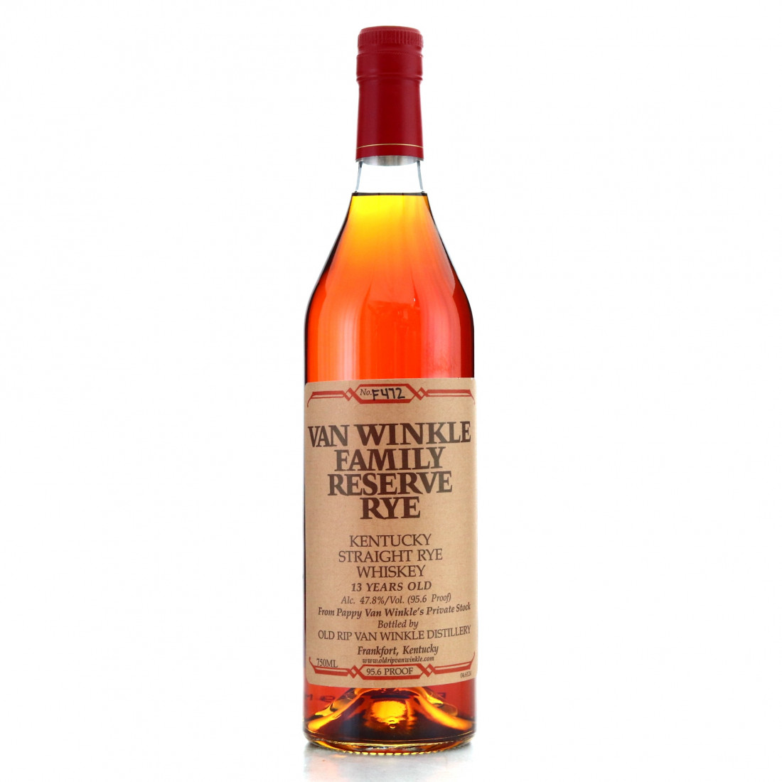 Pappy Van Winkle 13 Year Old Family Reserve Rye / 2015 Release | Whisky ...