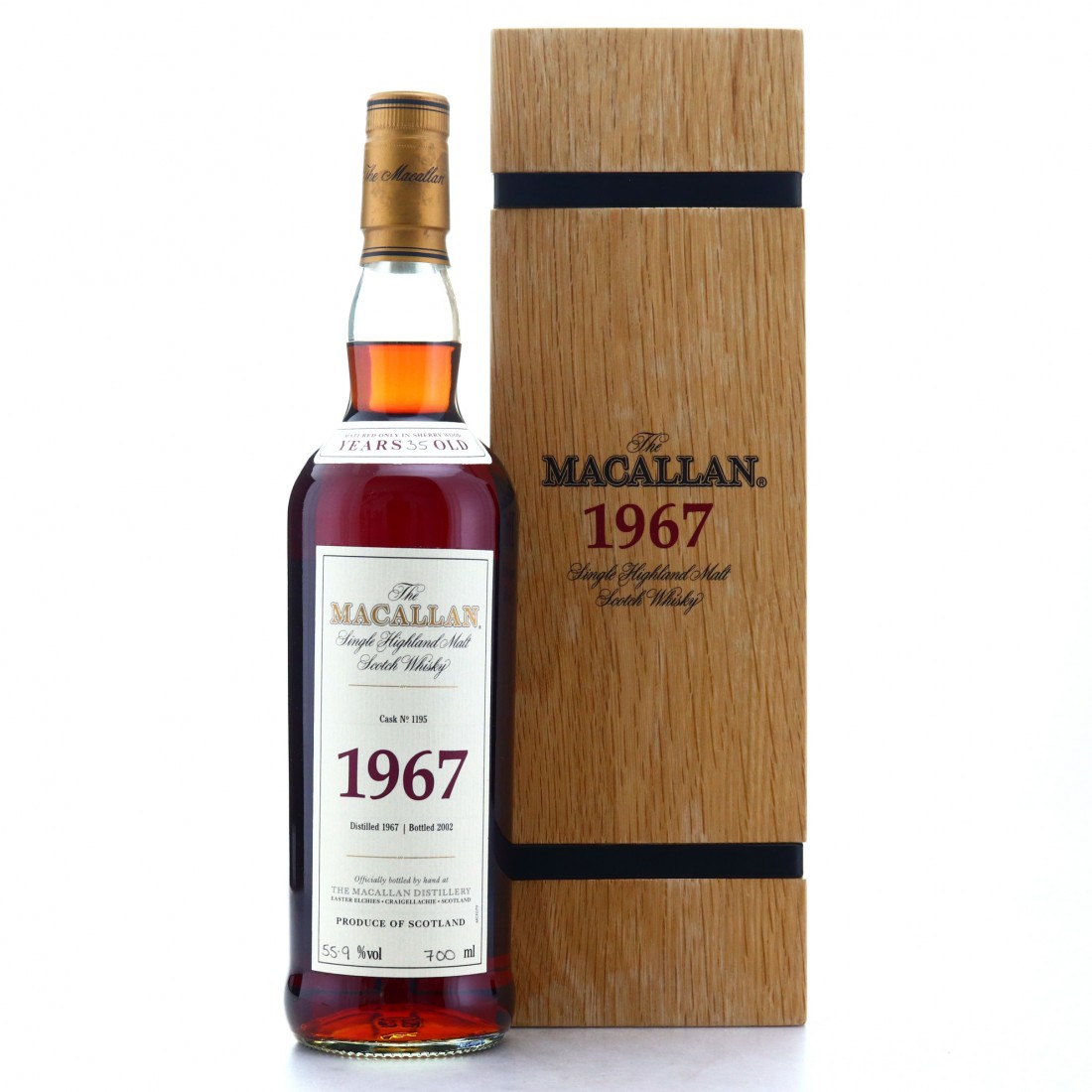Macallan 1967 Fine and Rare 35 Year Old #1195 | Whisky Auctioneer