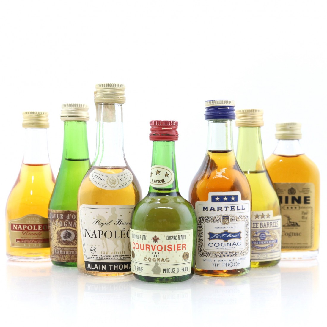 Brandy Miniature Selection x 7 | Whisky Auctioneer