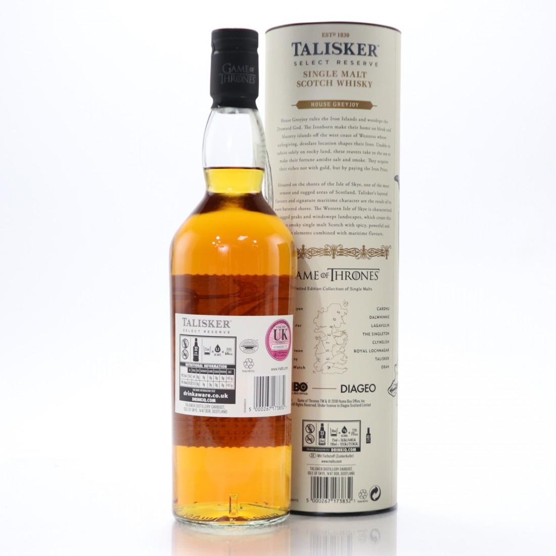 Talisker Select Reserve Game of Thrones / House Greyjoy | Whisky Auctioneer
