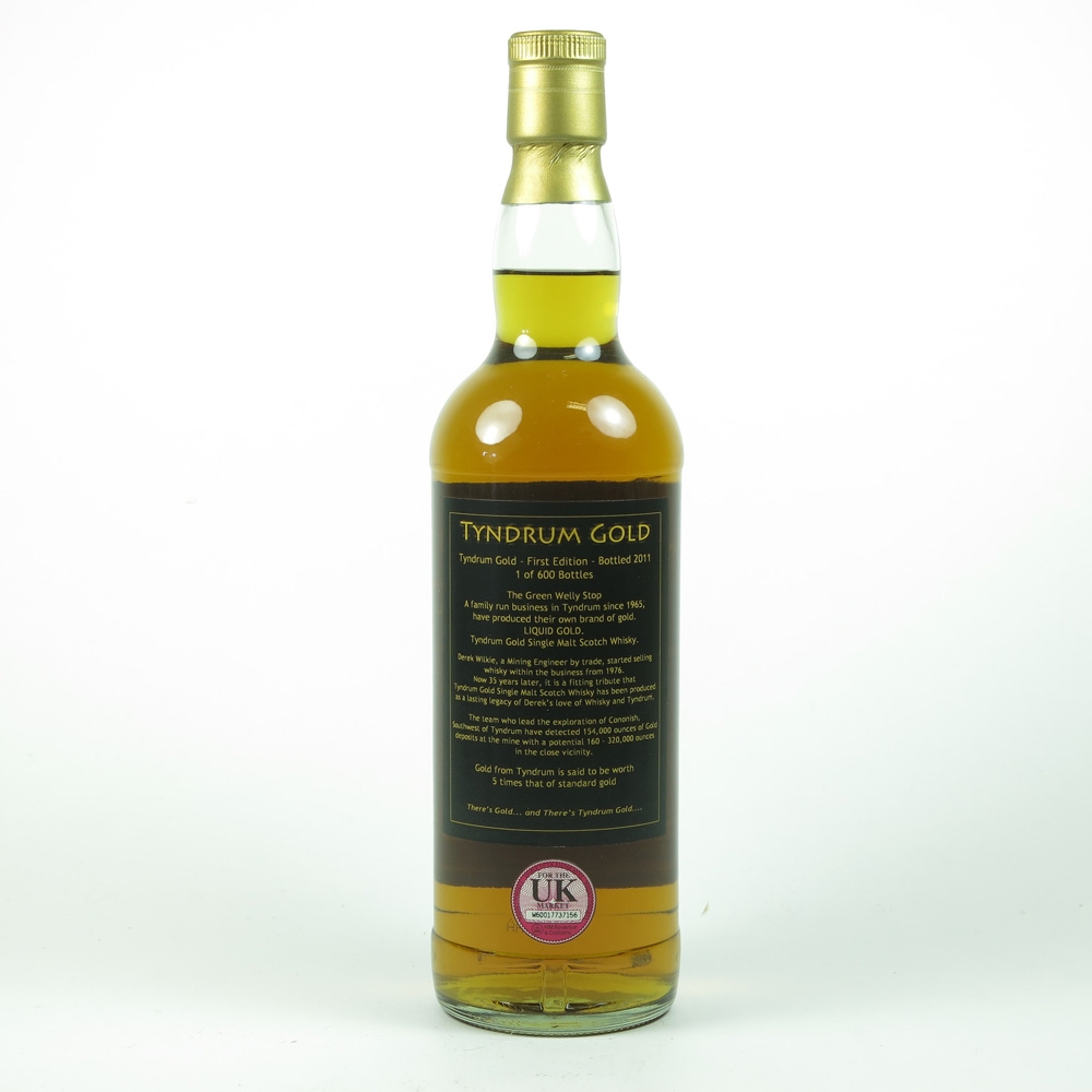 Tyndrum Gold First Edition 15 Year Old Speyside Single Malt | Whisky ...