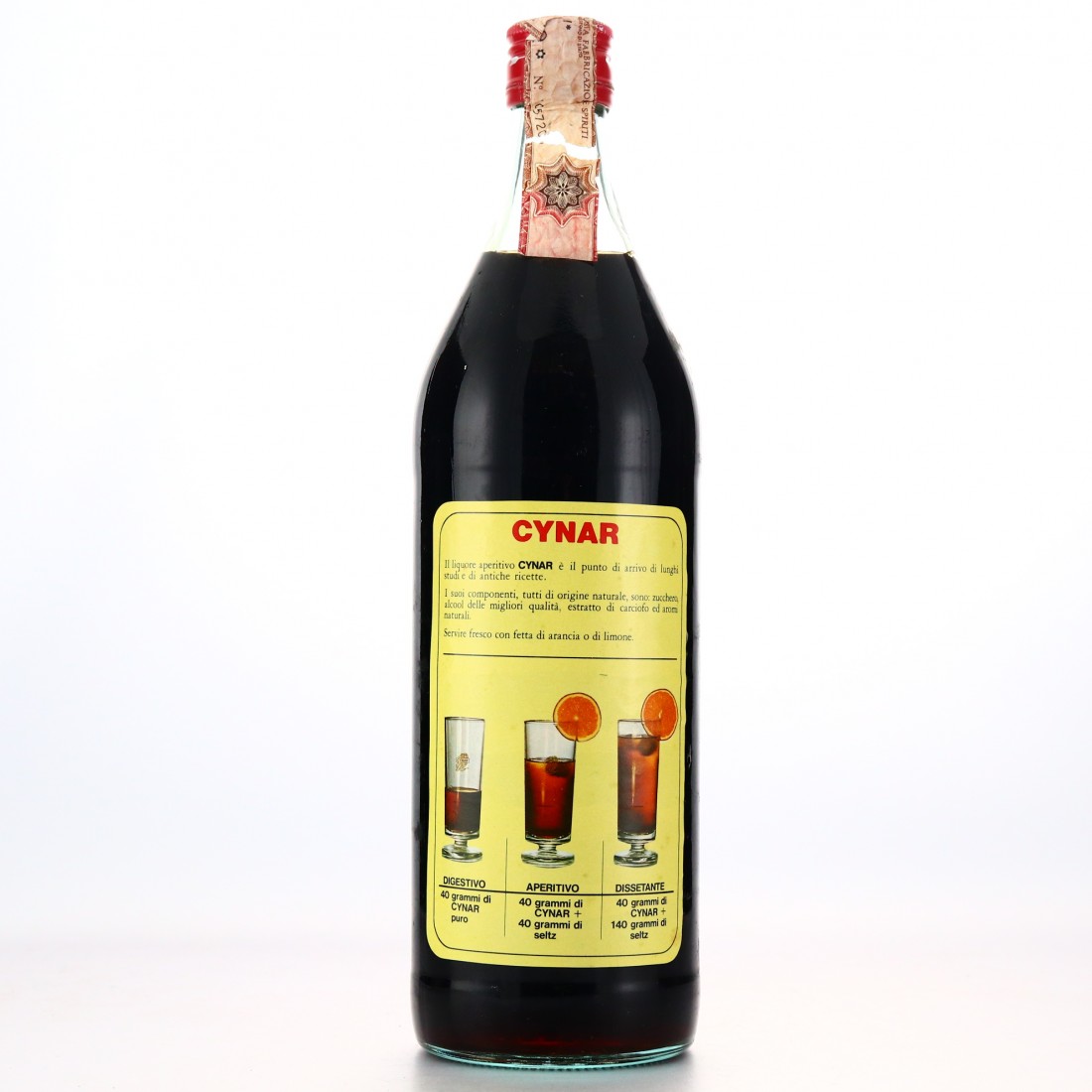 Cynar Artichoke Liqueur 1 Litre 1970s | Whisky Auctioneer