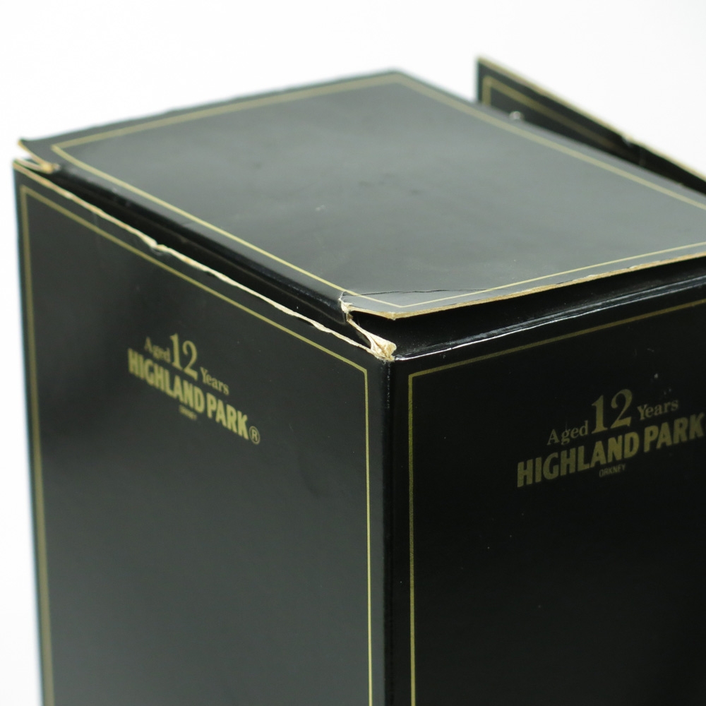 Highland Park 12 Year Old Screen Print Label 1980s | Whisky Auctioneer