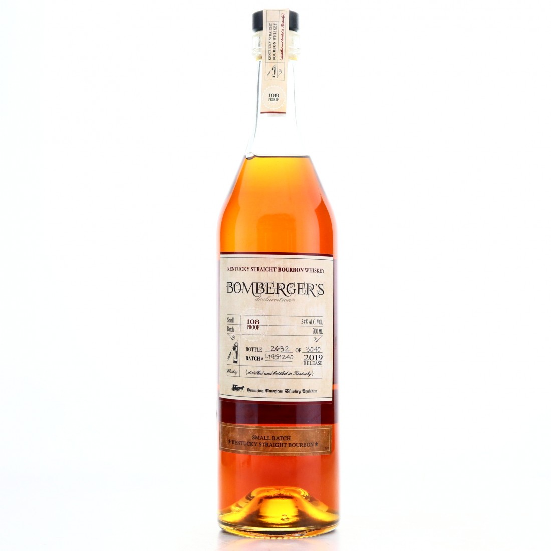 Bomberger's Declaration Kentucky Straight Bourbon 2019 | Whisky Auctioneer