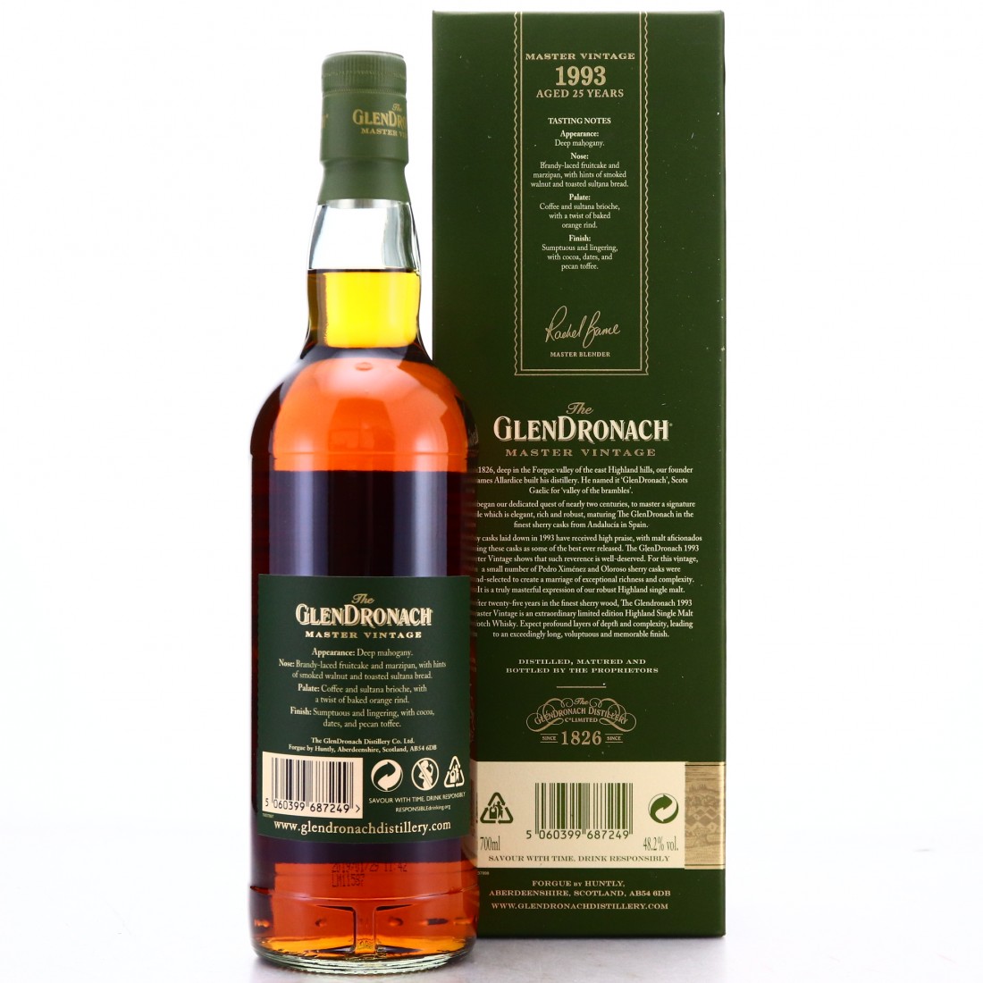 Glendronach 1993 Master Vintage 25 Year Old | Whisky Auctioneer